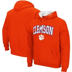 COLOSSEUM Clemson Tigers Arch & Logo 3.0 Pullover Hoodie