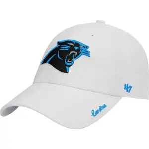 '47 Carolina Panthers Miata Clean Up Logo Adjustable Hat - White