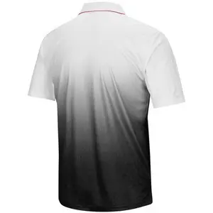 COLOSSEUM Heathered Gray Nebraska Huskers Magic Team Logo Polo