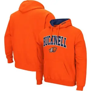 COLOSSEUM Bucknell Bison Arch And Logo Pullover Hoodie