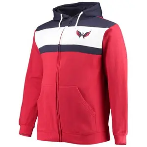 Profile Alexander Ovechkin Washington Capitals Colorblock Full-zip Hoodie