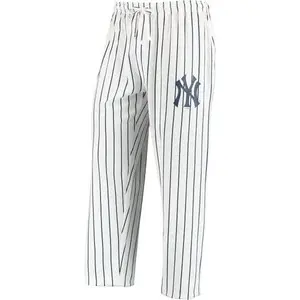 CONCEPTS SPORT Navy New York Yankees Vigor Lounge Pant - White
