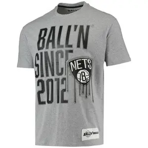 BALL'N Heathered Gray Brooklyn Nets Since 2012 T-shirt