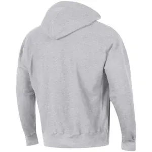 Champion Heathered Gray Kansas State Wildcats Team Arch Reverse Weave Pullover Hoodie
