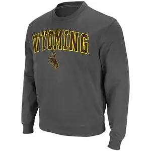 COLOSSEUM Wyoming Cowboys Tackle Twill Pullover Sweatshirt