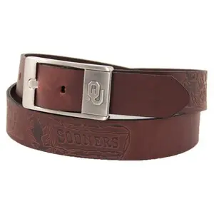 EAGLES WINGS Oklahoma Sooners Leather Belt