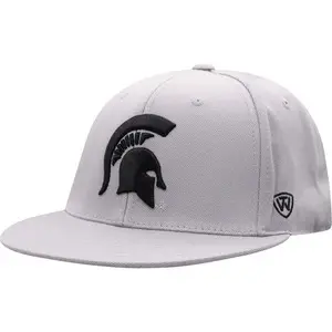 Top Of The World Michigan State Spartans Fitted Hat - Gray