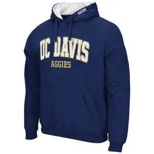 COLOSSEUM Uc Davis Aggies Arch And Logo Pullover Hoodie