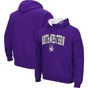 COLOSSEUM Northwestern Wildcats Arch & Logo 3.0 Pullover Hoodie - Purple