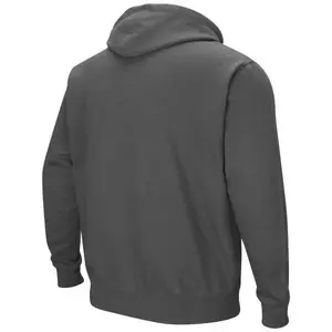 COLOSSEUM Nebraska Huskers Arch & Logo 3.0 Pullover Hoodie - Charcoal