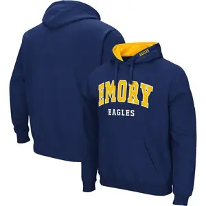 COLOSSEUM Emory Eagles Isle Pullover Hoodie - Navy