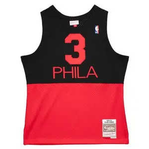 Mitchell & Ness Allen Iverson Philadelphia 76ers 2003/04 Hardwood Classics Reload 2.0 Swingman Jersey - Black
