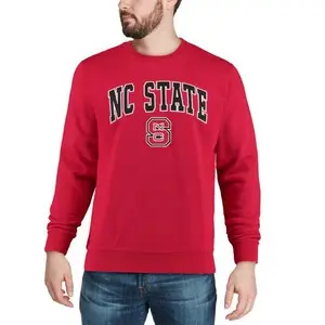 COLOSSEUM Nc State Wolfpack Arch & Logo Crew Neck Sweatshirt