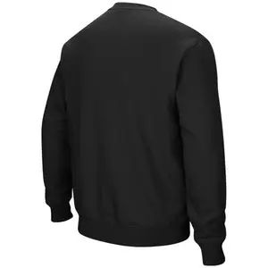 COLOSSEUM Northwestern Wildcats Arch & Logo Crew Neck Sweatshirt - Black