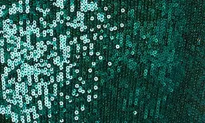 Dress The Population Sloane Sequin Sheath Dress - Deep Emerald