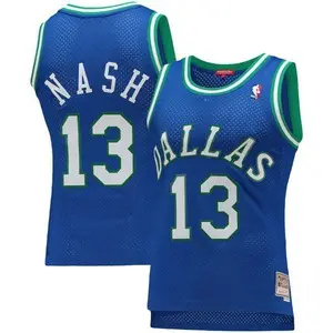 Mitchell & Ness Steve Nash Dallas Mavericks 1998/99 Hardwood Classics Swingman Jersey - Blue