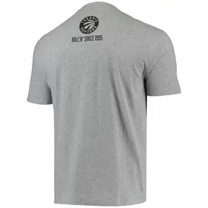 BALL'N Heathered Gray Toronto Raptors Since 1995 T-shirt