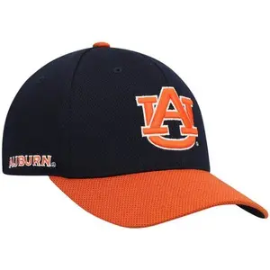 Top Of The World Orange Auburn Tigers Two-tone Reflex Hybrid Tech Flex Hat - Navy