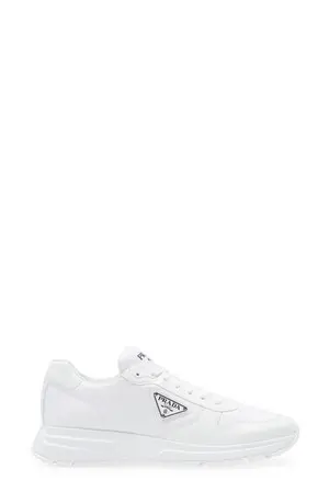 Prada Prax 1 Mixed Media Sneakers - Bianco