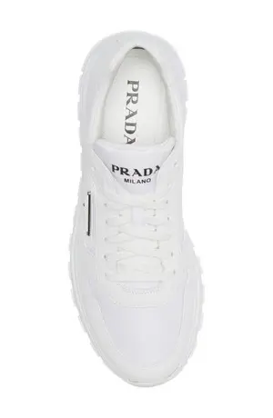 Prada Prax 1 Mixed Media Sneakers - Bianco