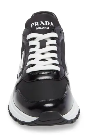 Prada Prax 1 Mixed Media Sneakers - Nero