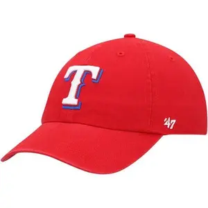 '47 Texas Rangers Clean Up Adjustable Hat - Red
