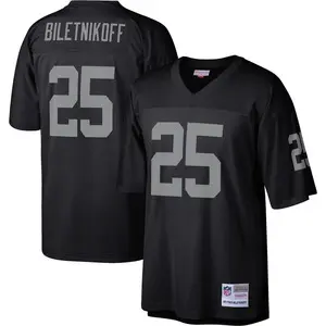 Mitchell & Ness Fred Biletnikoff Las Vegas Raiders Retired Player Legacy Replica Jersey - Black