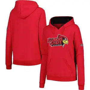 STADIUM ATHLETIC Illinois State Birds Big Logo Pullover Hoodie - Red