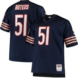 Mitchell & Ness Dick Butkus Chicago Bears Big & Tall 1966 Retired Player Replica Jersey - Navy