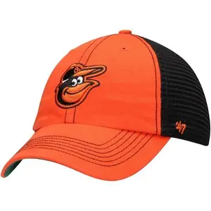 '47 Men's  Orange Baltimore Orioles Trawler Clean Up Trucker Hat Orange