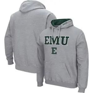 COLOSSEUM Eastern Michigan Eagles Arch & Logo 3.0 Pullover Hoodie