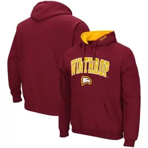 COLOSSEUM Winthrop Eagles Arch And Logo Pullover Hoodie