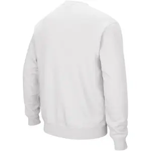 COLOSSEUM Clemson Tigers Arch & Logo Crew Neck Sweatshirt - White