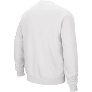 COLOSSEUM Clemson Tigers Arch & Logo Crew Neck Sweatshirt - White