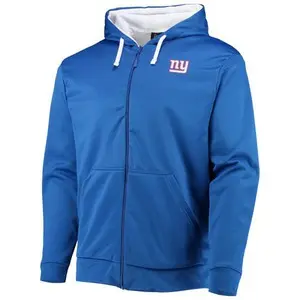 DUNBROOKE White New York Giants Apprentice Full-zip Hoodie