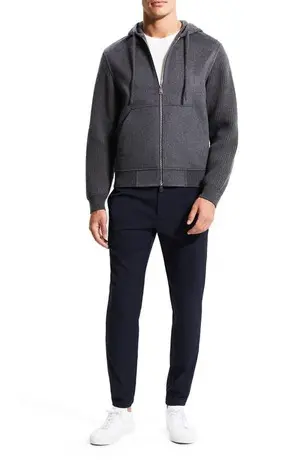 Theory Wool & Cashmere Zip Hoodie