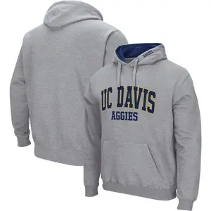 COLOSSEUM Uc Davis Aggies Arch And Logo Pullover Hoodie