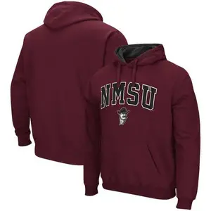 COLOSSEUM New Mexico State Aggies Arch And Logo Pullover Hoodie