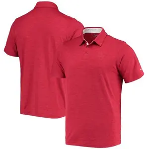 Columbia Oklahoma Sooners Tech Trail Omni-shade Polo - Crimson
