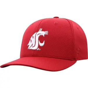 Top Of The World Washington State Cougars Reflex Logo Flex Hat - Crimson