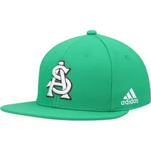 Adidas Arizona State Sun Devils On-field Baseball Fitted Hat - Green