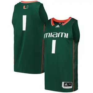 Adidas 1 Miami Hurricanes Swingman Basketball Jersey