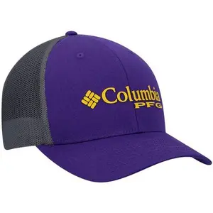 Columbia Lsu Tigers Pfg Snapback Adjustable Hat