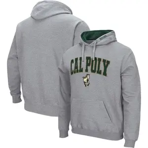 COLOSSEUM Cal Poly Mustangs Arch And Logo Pullover Hoodie
