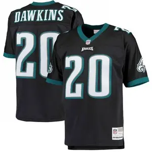 Mitchell & Ness Brian Dawkins Philadelphia Eagles 2004 Retired Player Replica Jersey - Black