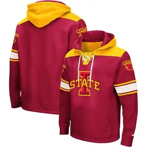 COLOSSEUM Iowa State Cyclones 2.0 Lace-up Pullover Hoodie - Cardinal