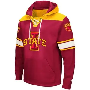 COLOSSEUM Iowa State Cyclones 2.0 Lace-up Pullover Hoodie
