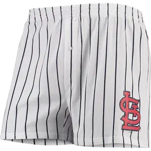 CONCEPTS SPORT St. Louis Cardinals Vigor Boxer Shorts - White