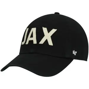 '47 Jacksonville Jaguars Finley Clean Up Adjustable Hat - Black