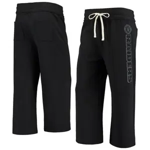 Junk Food Las Vegas Raiders Cropped Pants - Black